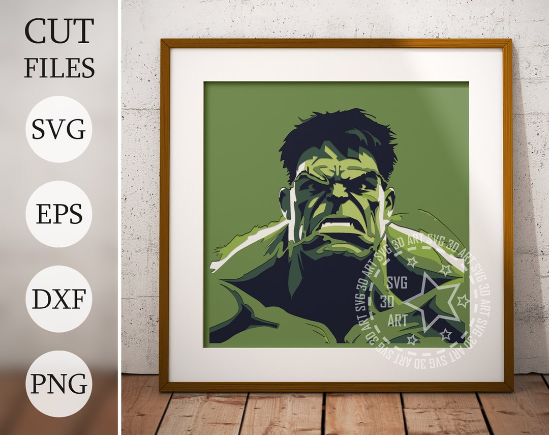 Superhero 3d Shadow Box SVG, Layered Files for Cricut, Cardstock SVG ...