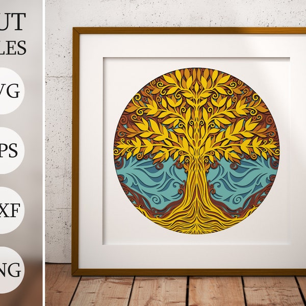 Family Tree Shadow Box Cricut - Etsy