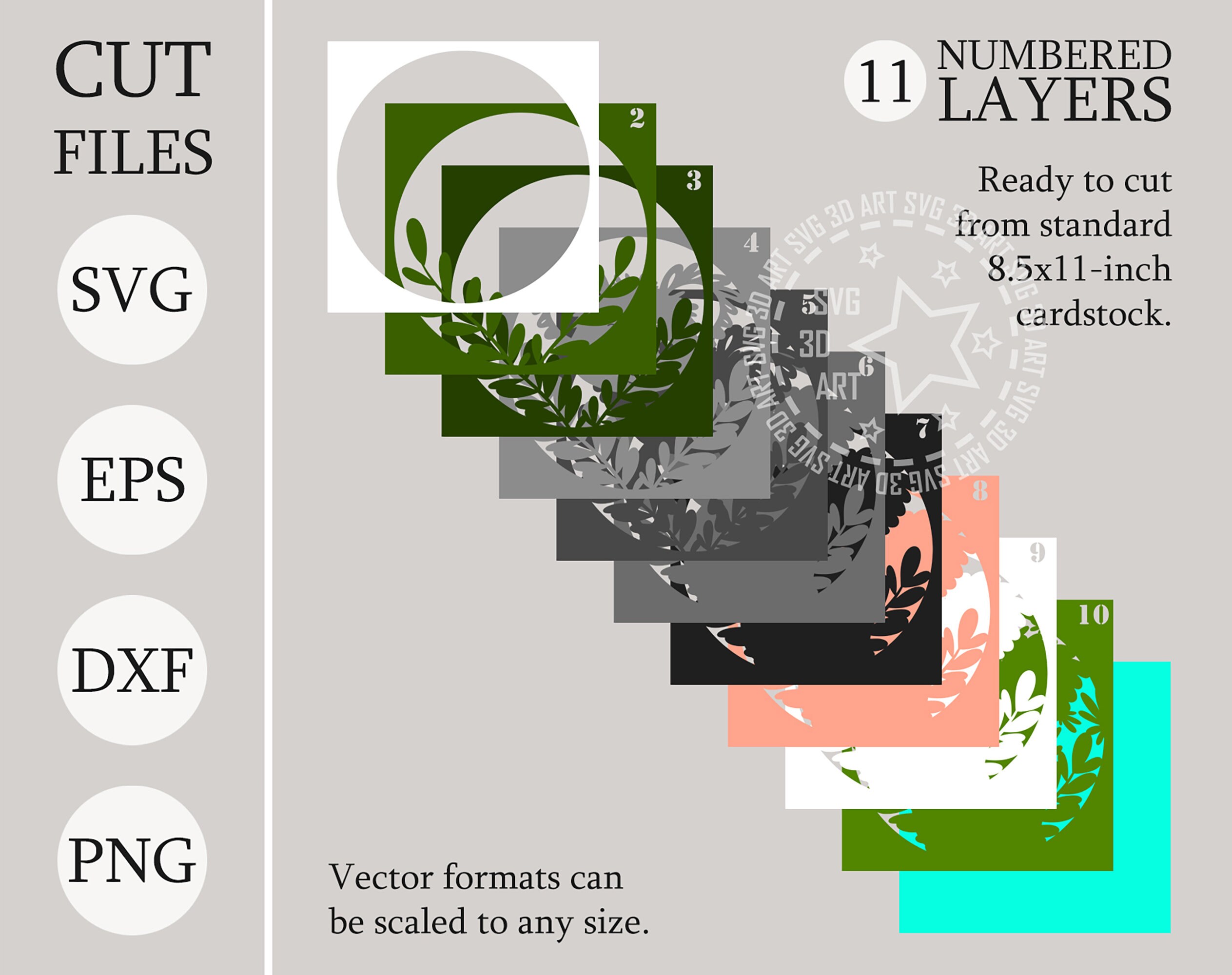 Koala 3D Shadow Box SVG: Layered Papercut Files (digital Download) - Etsy