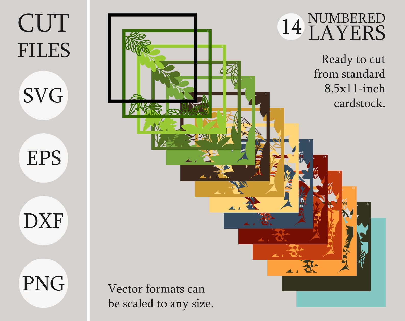 Pumpkins 3d Shadow Box SVG Birds Layered Files for Cricut - Etsy