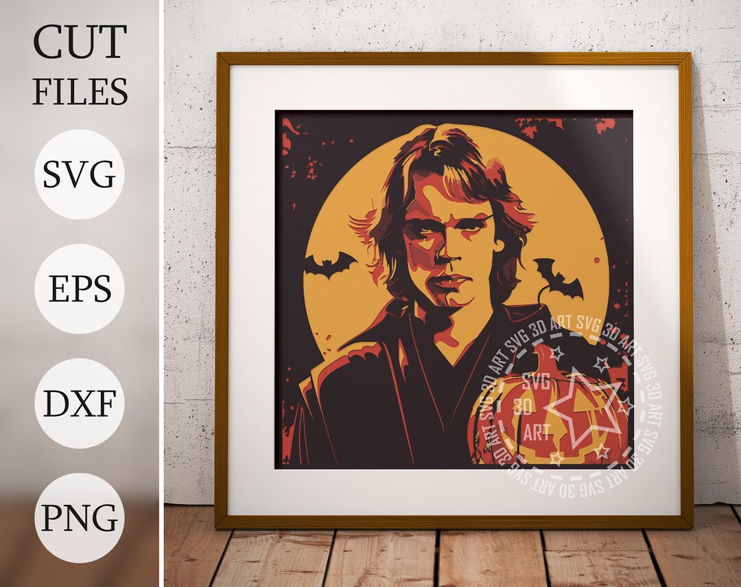 Star Wars 3d Shadow Box SVG, Layered Files for Cricut, Dv Cardstock SVG ...