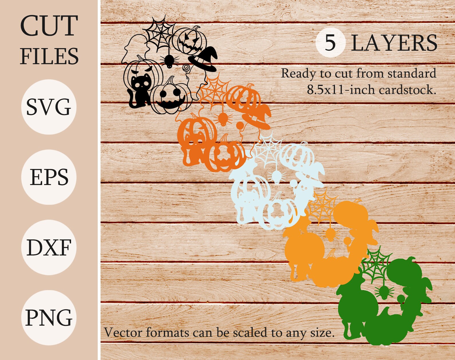 Ghosts 3d Shadow Box SVG Layered Files for Cricut Cardstock - Etsy