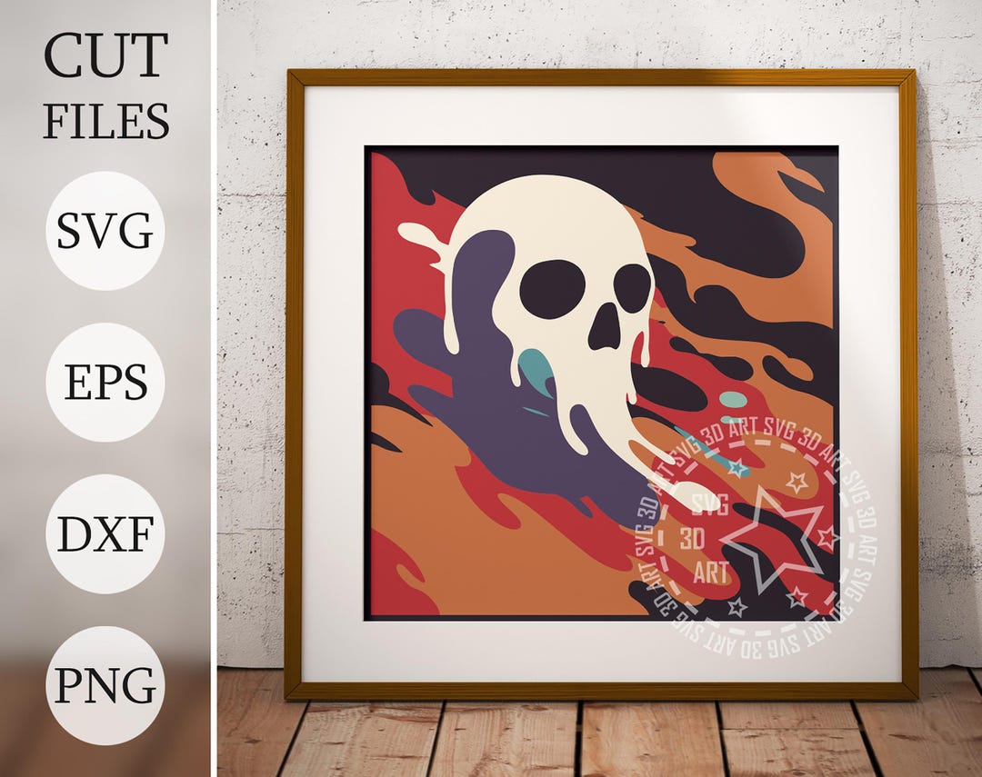 Halloween Ghost Shadow Box SVG: 3D Layered Design (digital Download) - Etsy