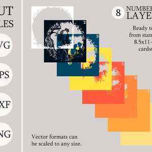 Halloween Corpse Bride 3D Shadow Box SVG: Layered Cricut Files - Etsy