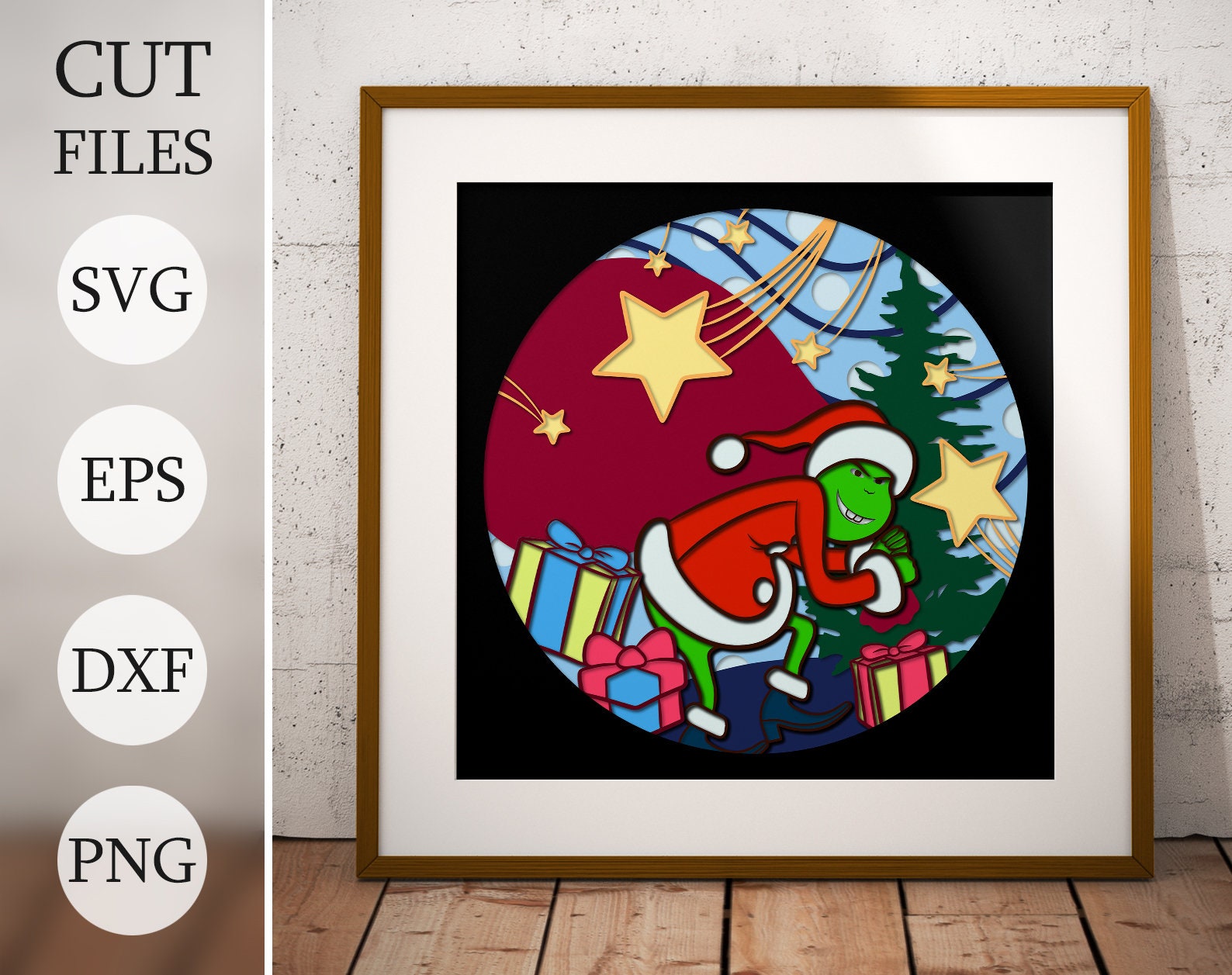 Grinch Mandala - Etsy UK