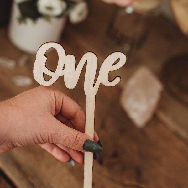 Wood Cake Topper - Etsy