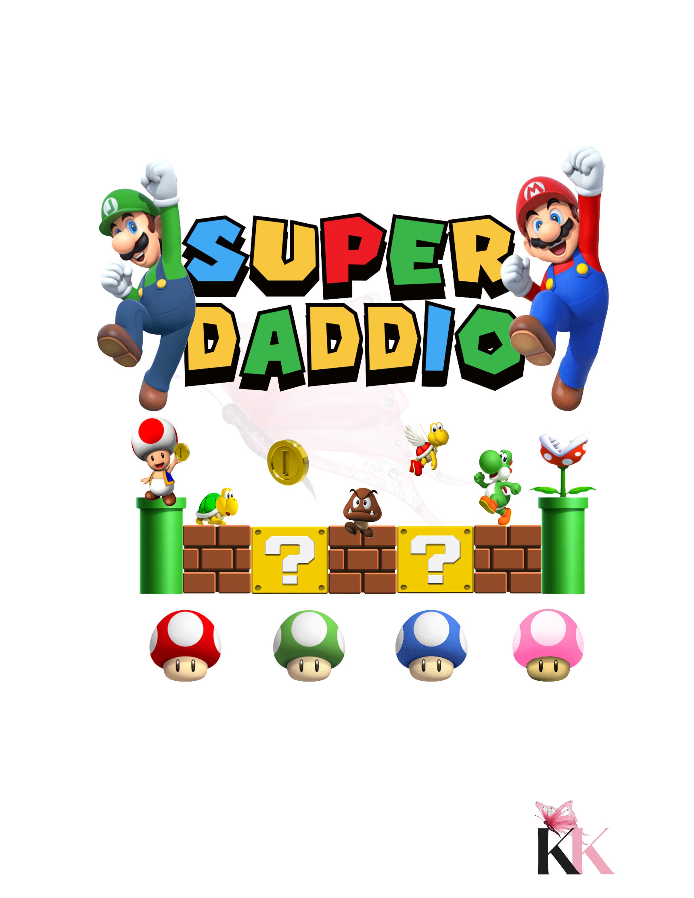 Super Daddio PNG/JPG/PDF - Etsy