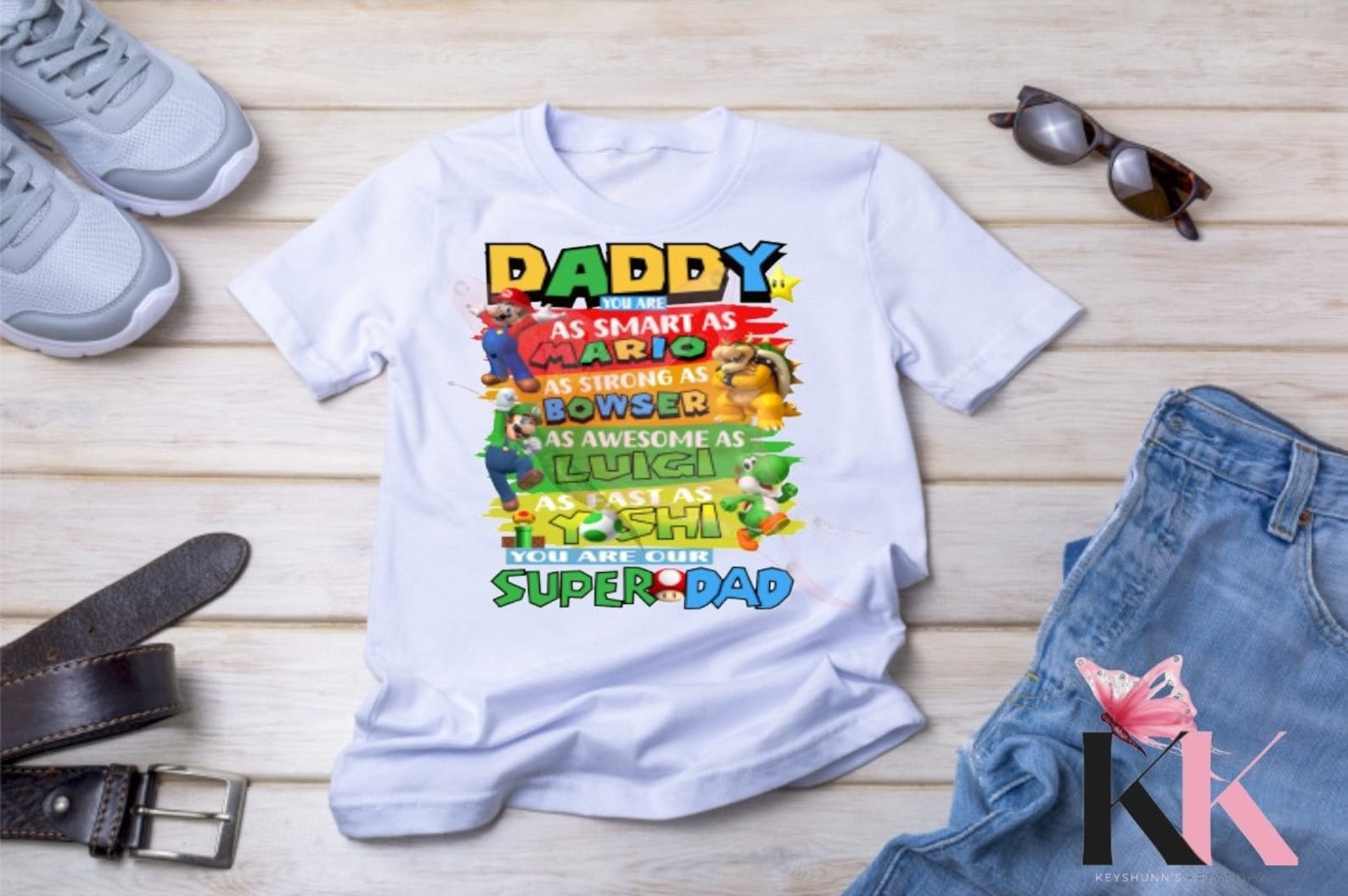 Super Dad PNG/JPG/PDF, Super Mario Dad - Etsy