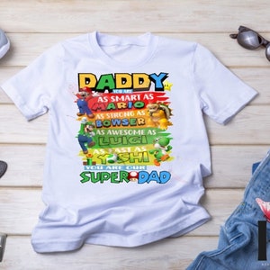 Super Dad PNG/JPG/PDF, Super Mario Dad - Etsy
