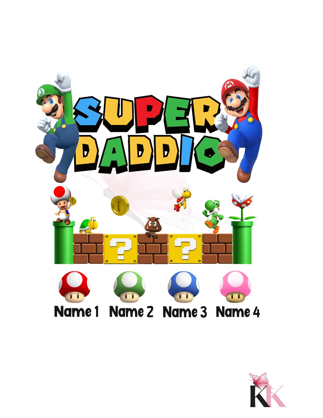 Super Daddio PNG/JPG/PDF - Etsy