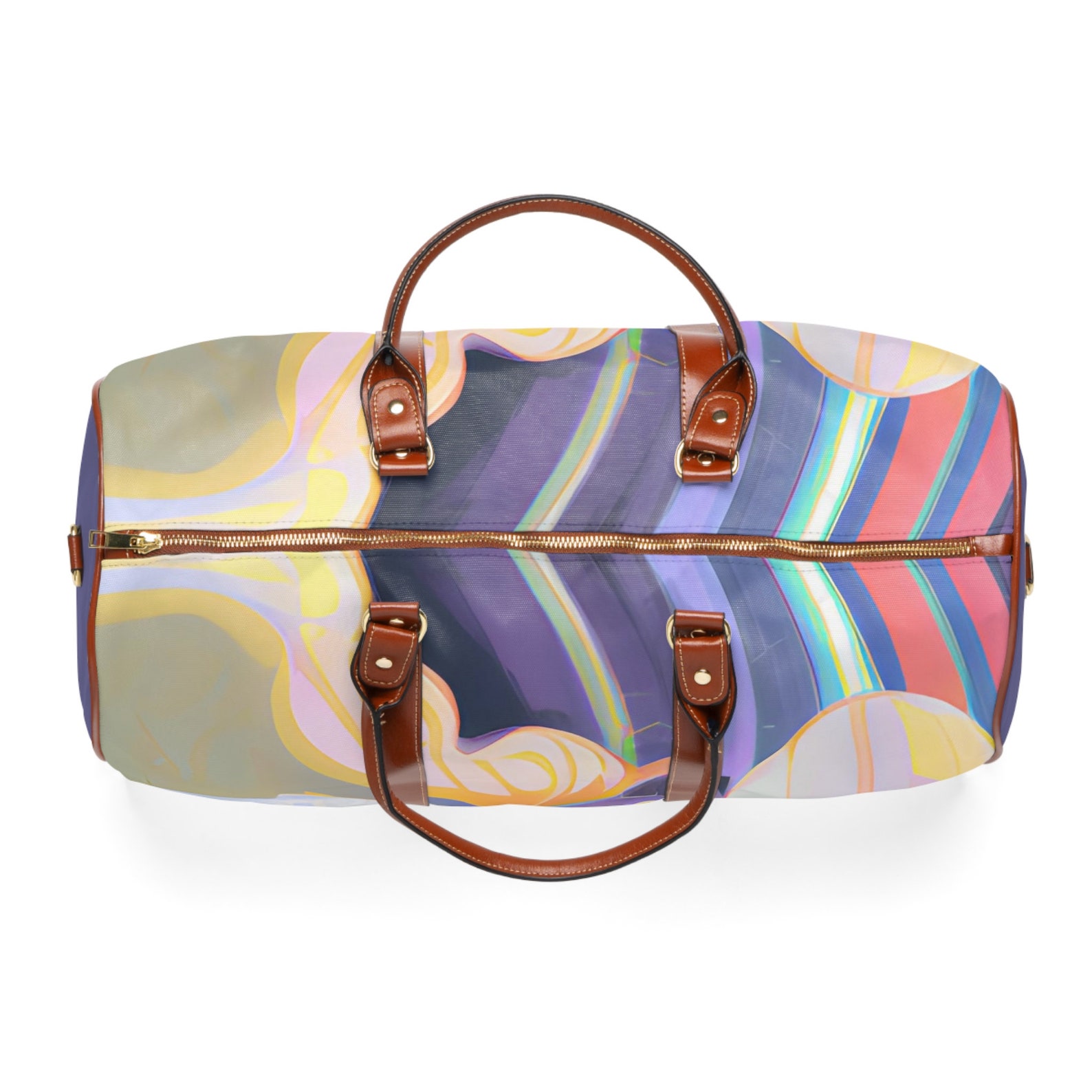 Watercolor Painting Suitcase, Waterproof Weekender Travel Bag ...