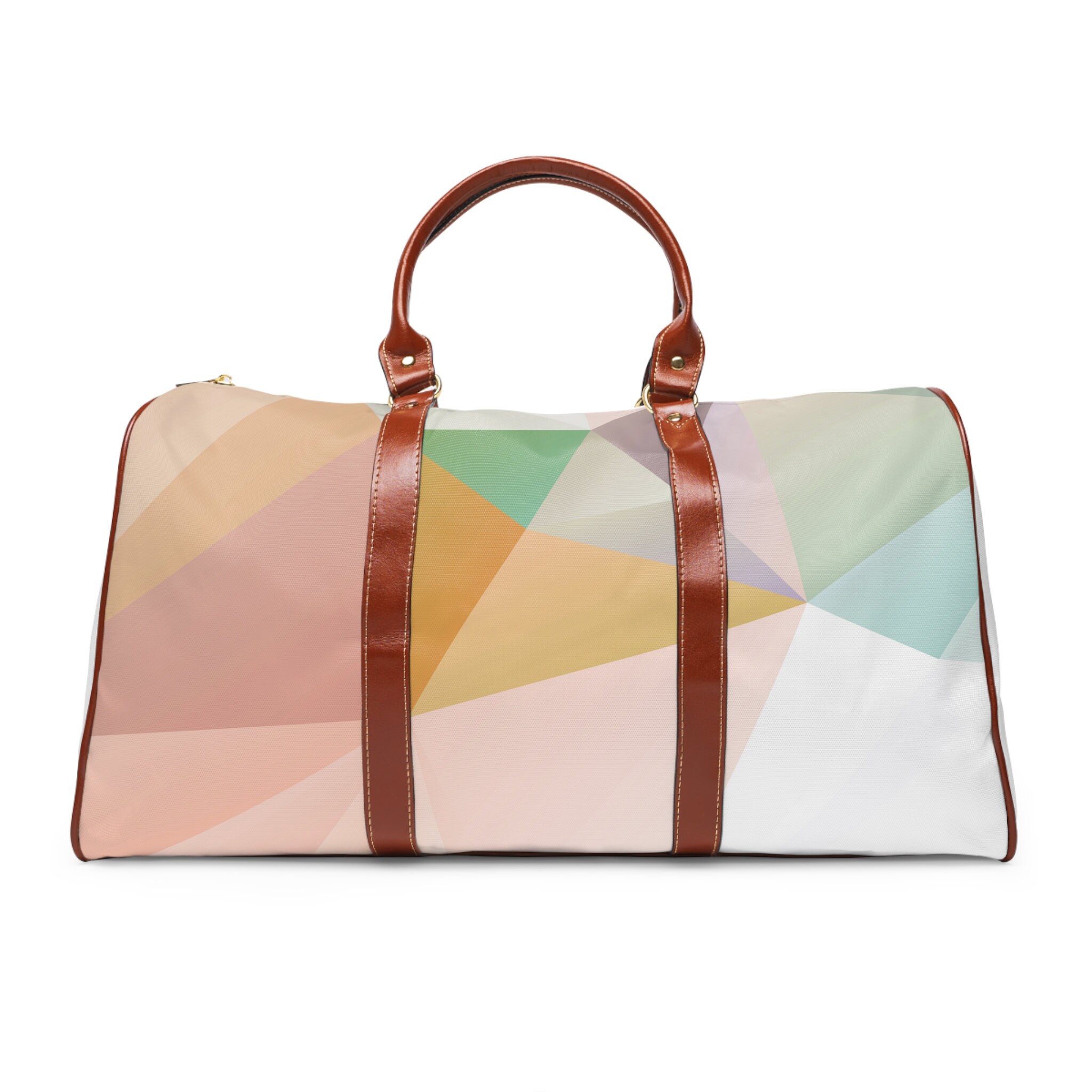 Orange and Green | Waterproof Weekender Travel Bag |overnight Bag ...