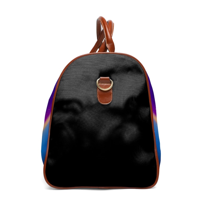 Galactic Space Rainbow Suitcase, Waterproof Weekender Travel Bag ...