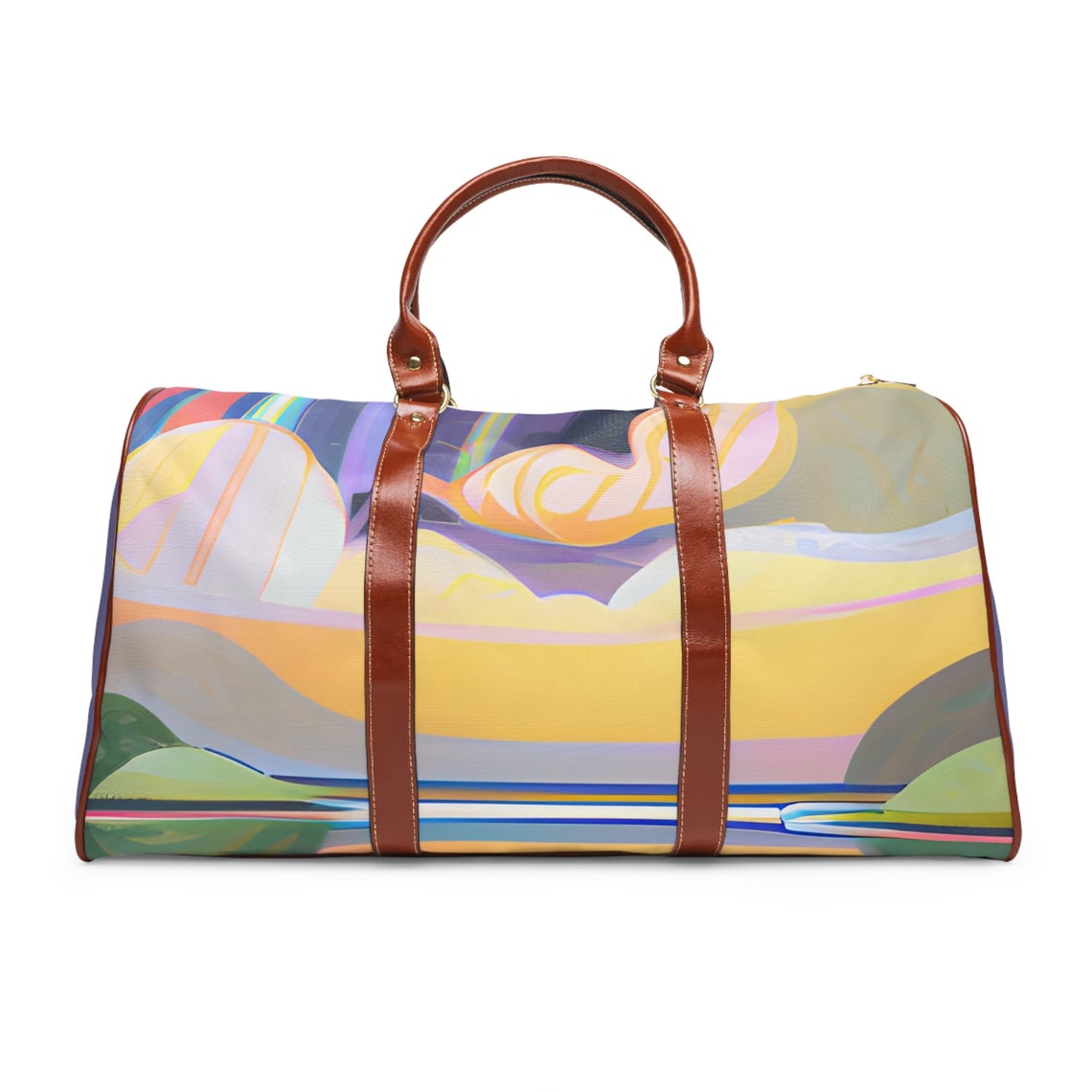 Watercolor Painting Suitcase, Waterproof Weekender Travel Bag ...
