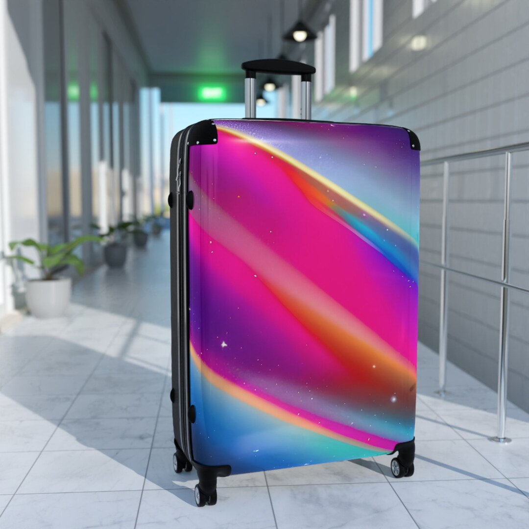 Galaxy Rainbow | Suitcase | Travel Gear | Carry on Bag | Checked ...