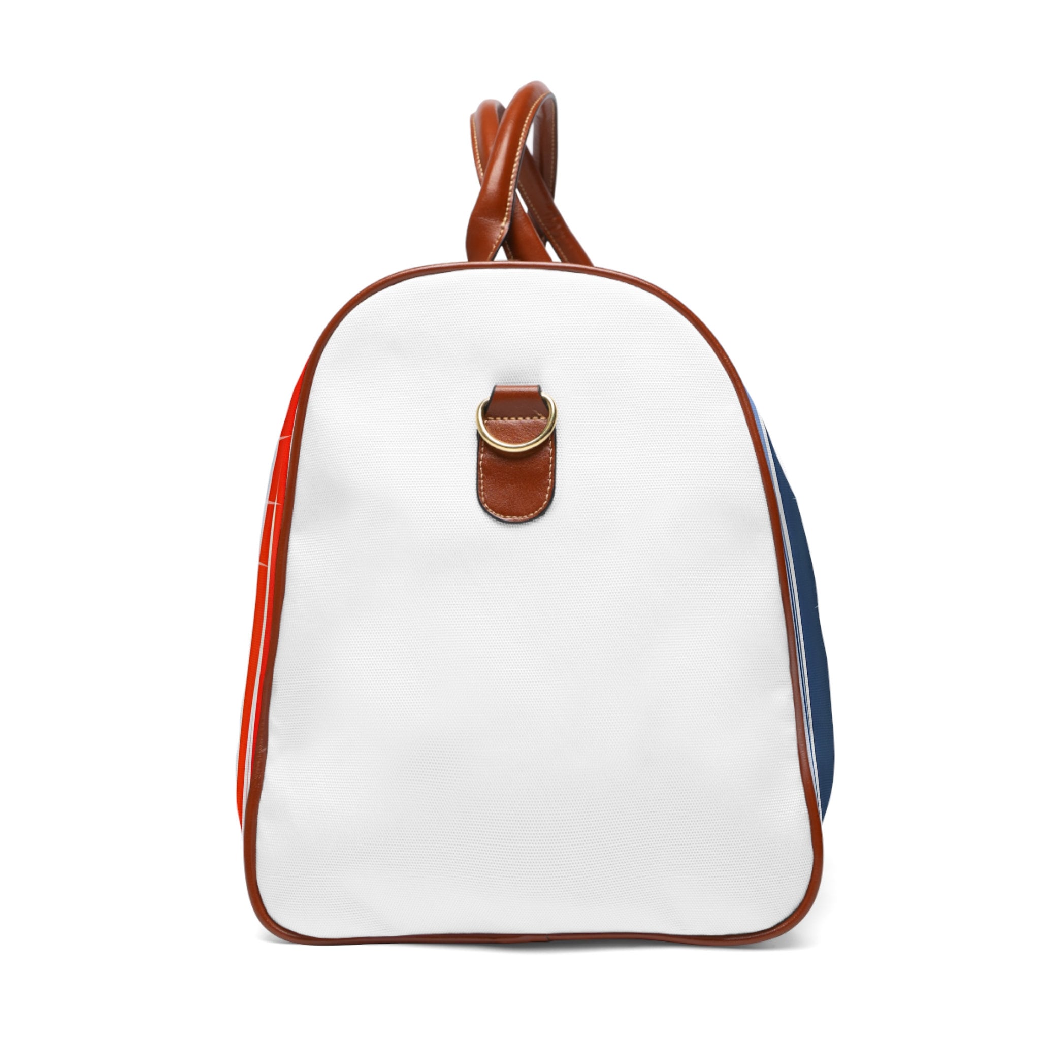 Patriotic Red White Blue Suitcase, Waterproof Weekender Travel Bag ...