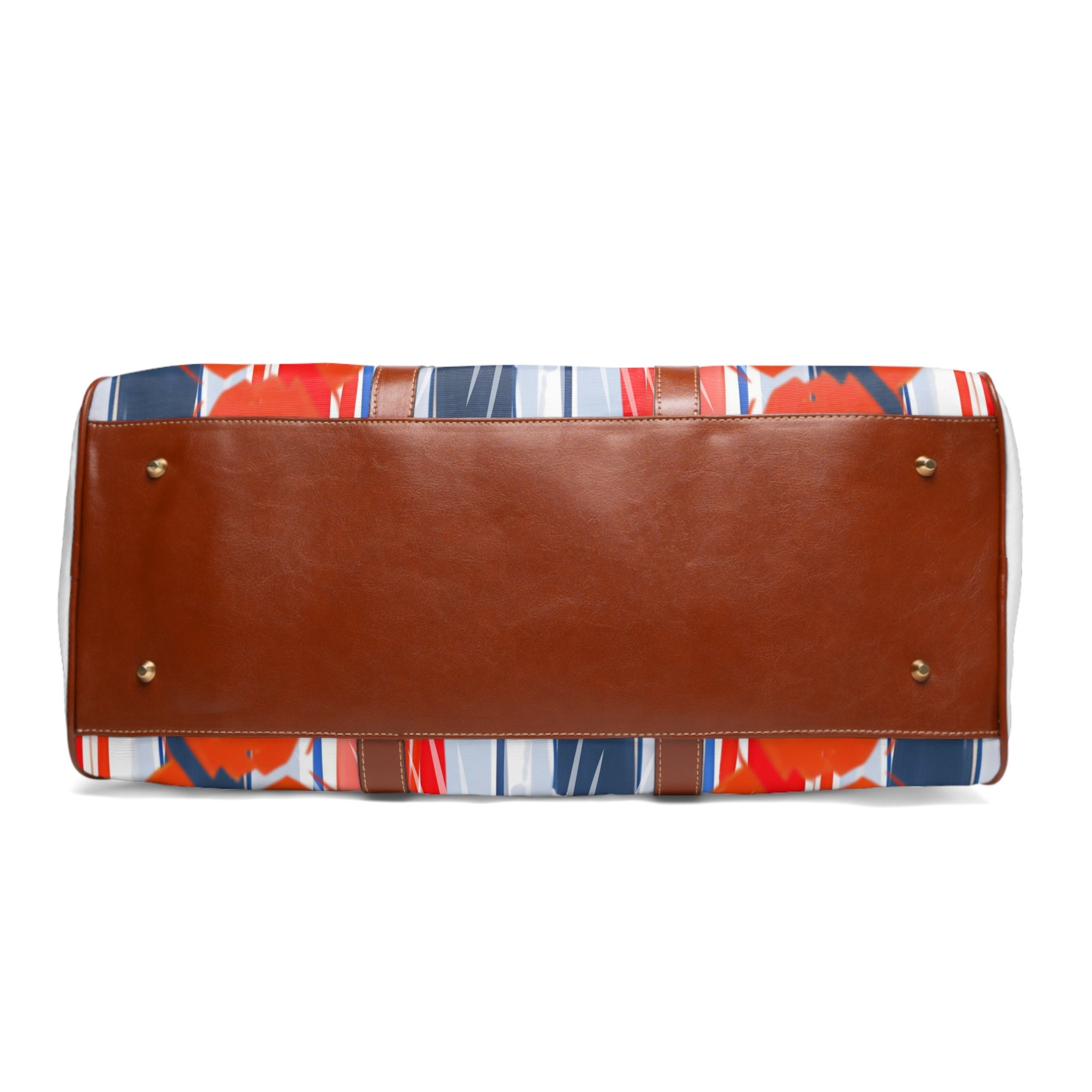 Patriotic Red White Blue Suitcase, Waterproof Weekender Travel Bag ...