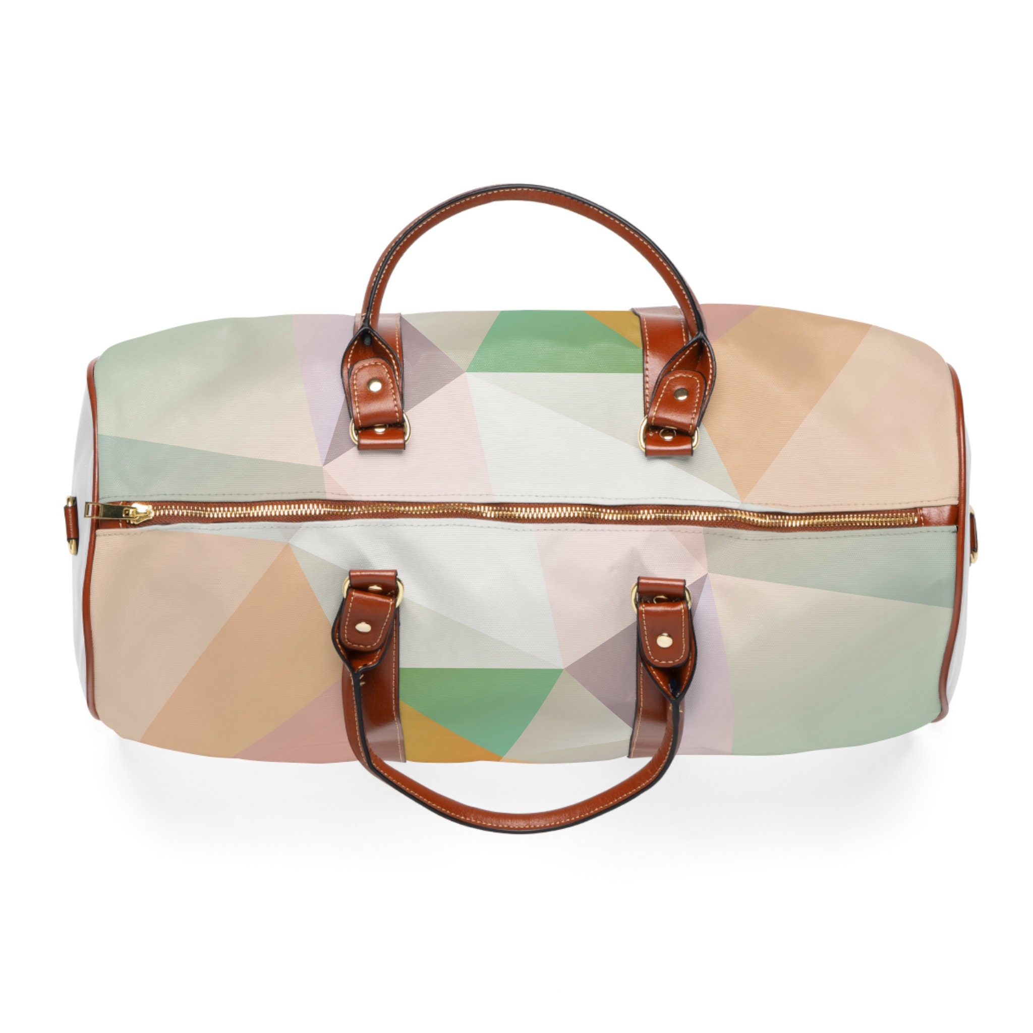 Orange and Green | Waterproof Weekender Travel Bag |overnight Bag ...