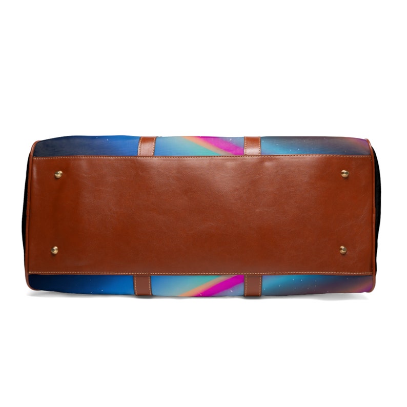 Galactic Space Rainbow Suitcase, Waterproof Weekender Travel Bag ...