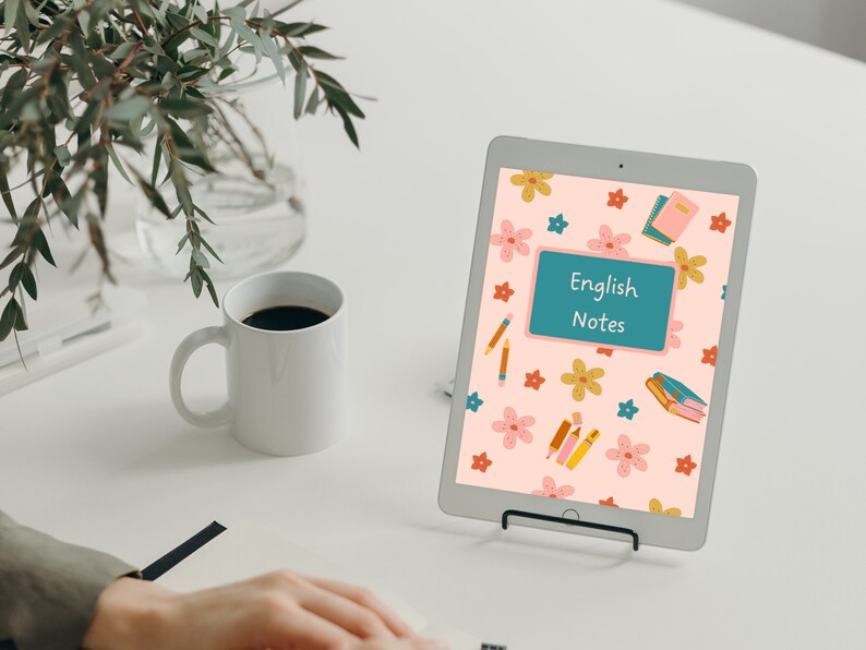 Goodnotes Notebook Cover, Digital Notebook Cover, Cute Notebook Cover ...