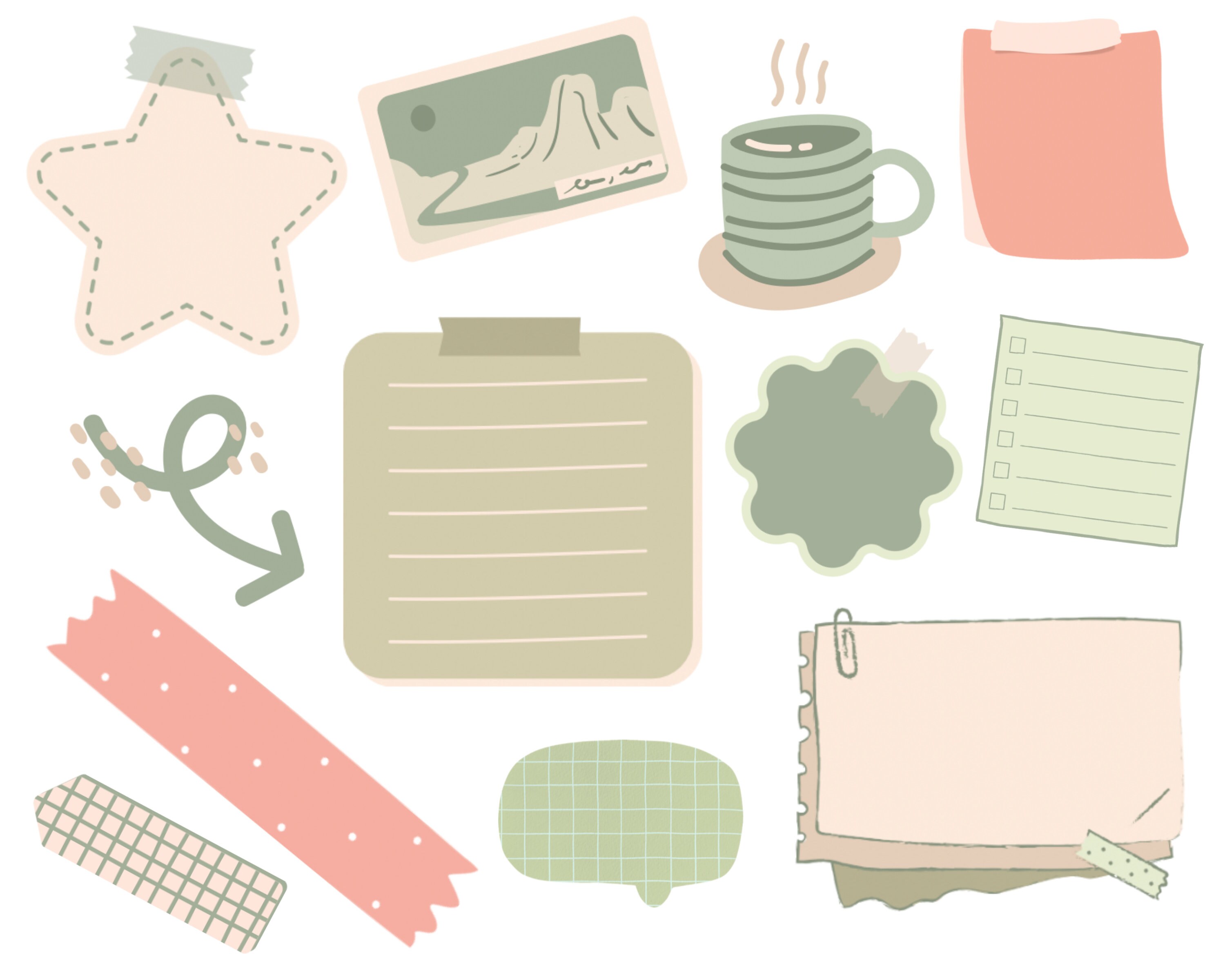 Goodnotes Precropped, Cute Digital Stickers, Goodnotes Stickers ...