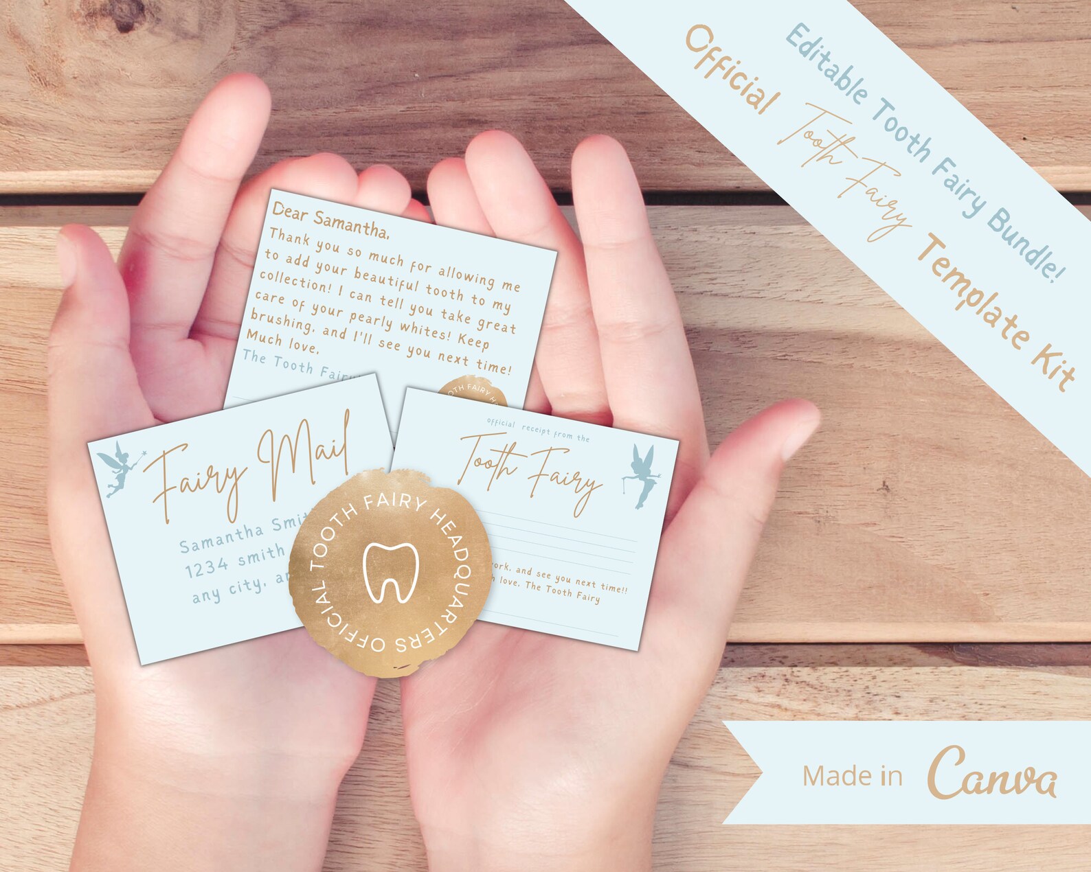 Tooth Fairy Letter Tooth Fairy Receipt Fairy Certificate - Etsy