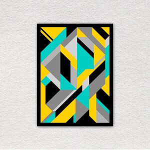 Neo Bauhaus Poster (no. 3), Bauhaus Poster, Futuristic Poster ...