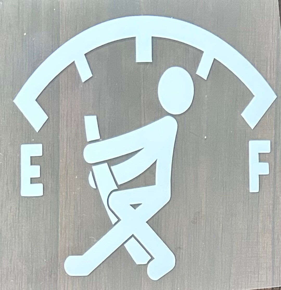 Gas Pump Funny Vinyl Decal - Etsy