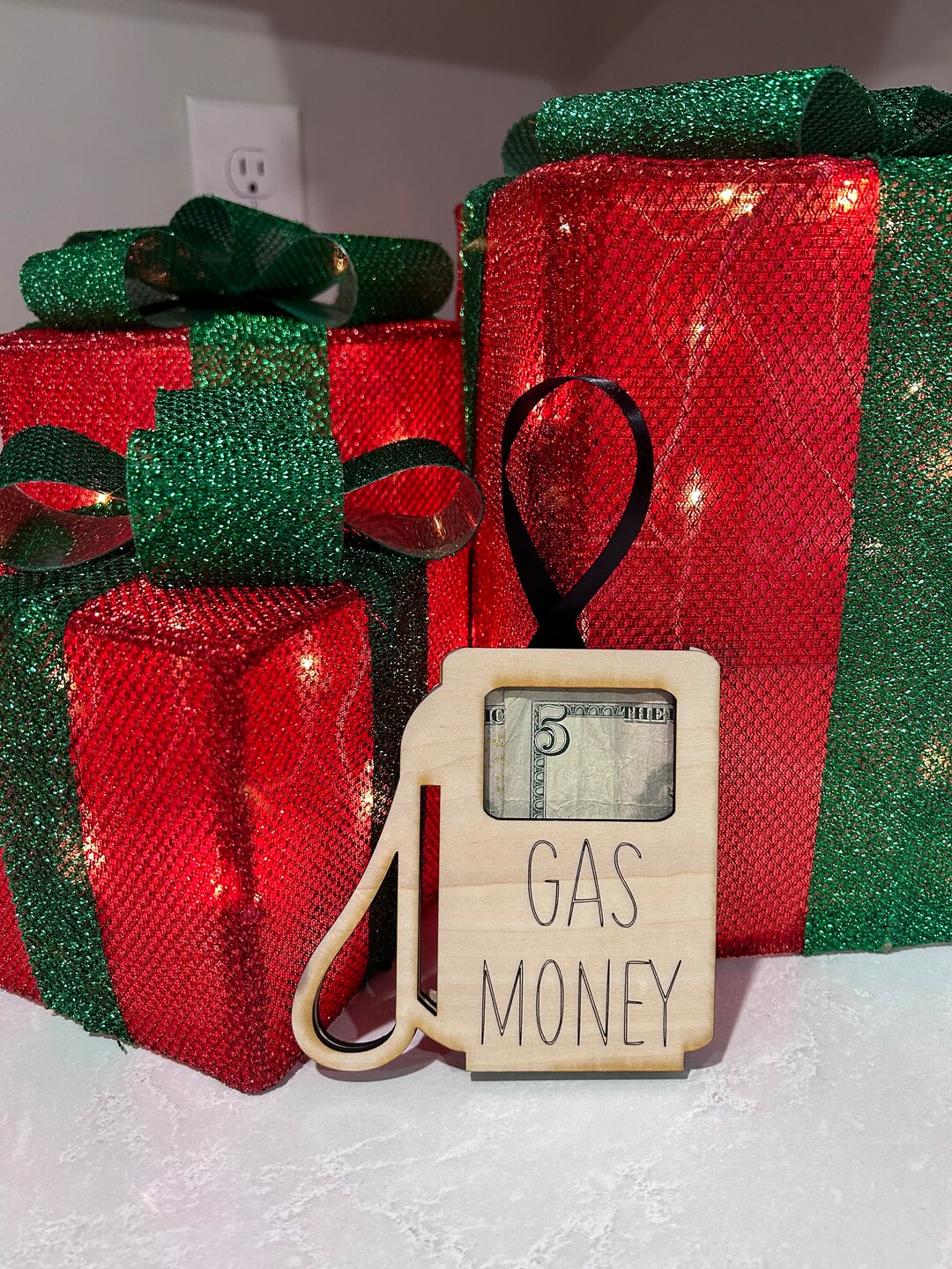 Gas Money. Laser Engraved Ornament. - Etsy