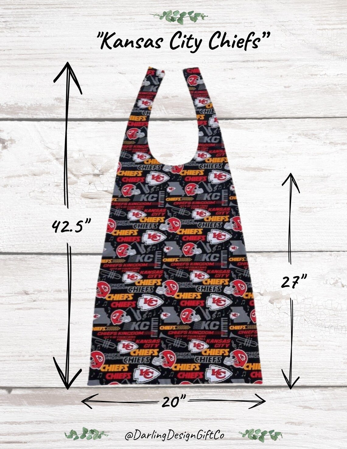 Kansas City Chiefs Adult Bib: Extra Long Weighted Apron - Etsy