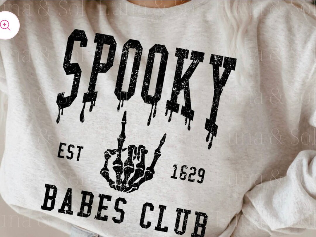 Spooky Babes Club Shirt, Cute Ghost Shirts, Halloween Shirts, Cute Ghost, Salem MA, Halloween - Etsy