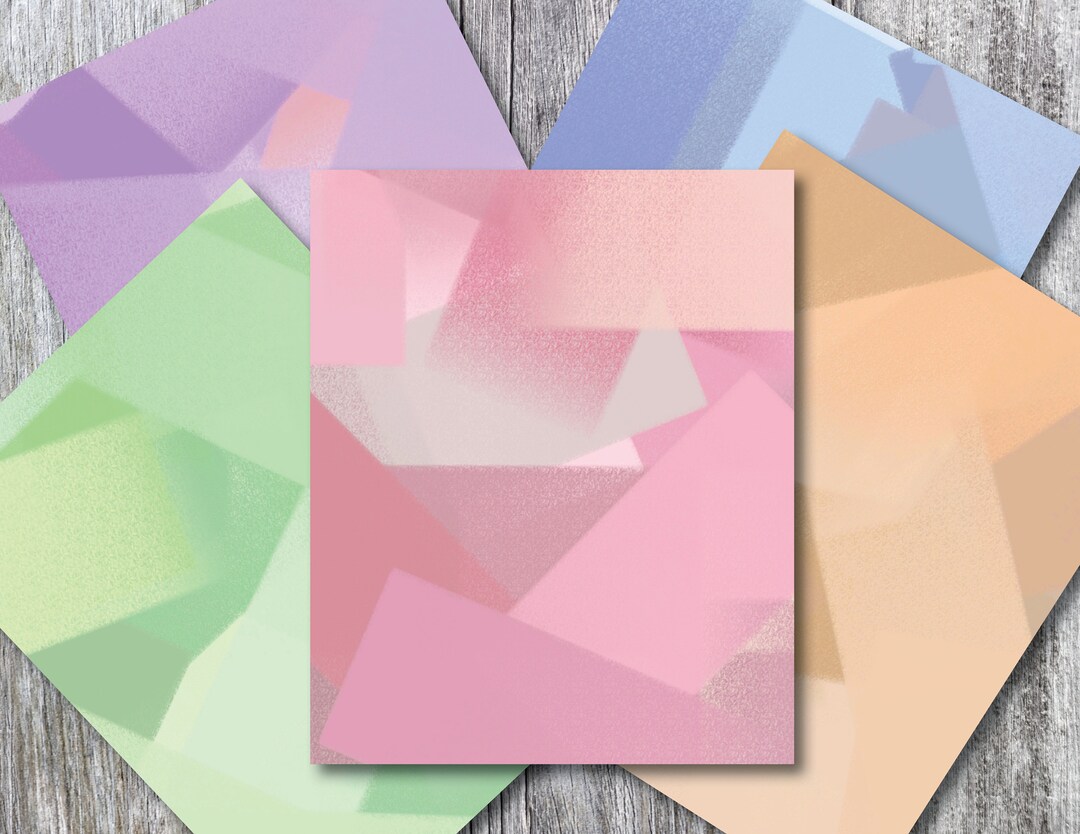 Digital Background Paper | Printable Downloadable Full 8.5x11" Sheets ...