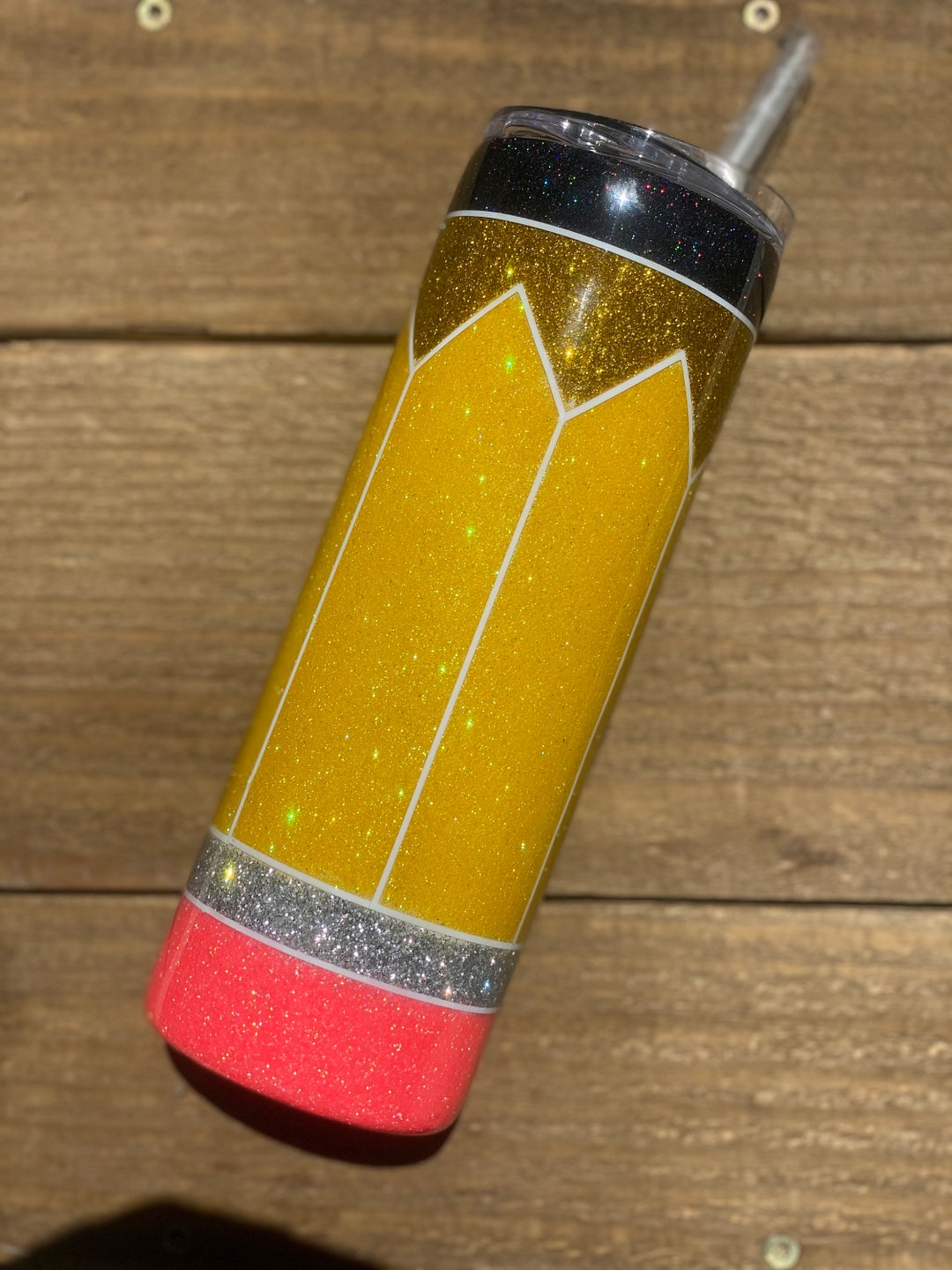 Pencil Epoxy Tumbler - Etsy
