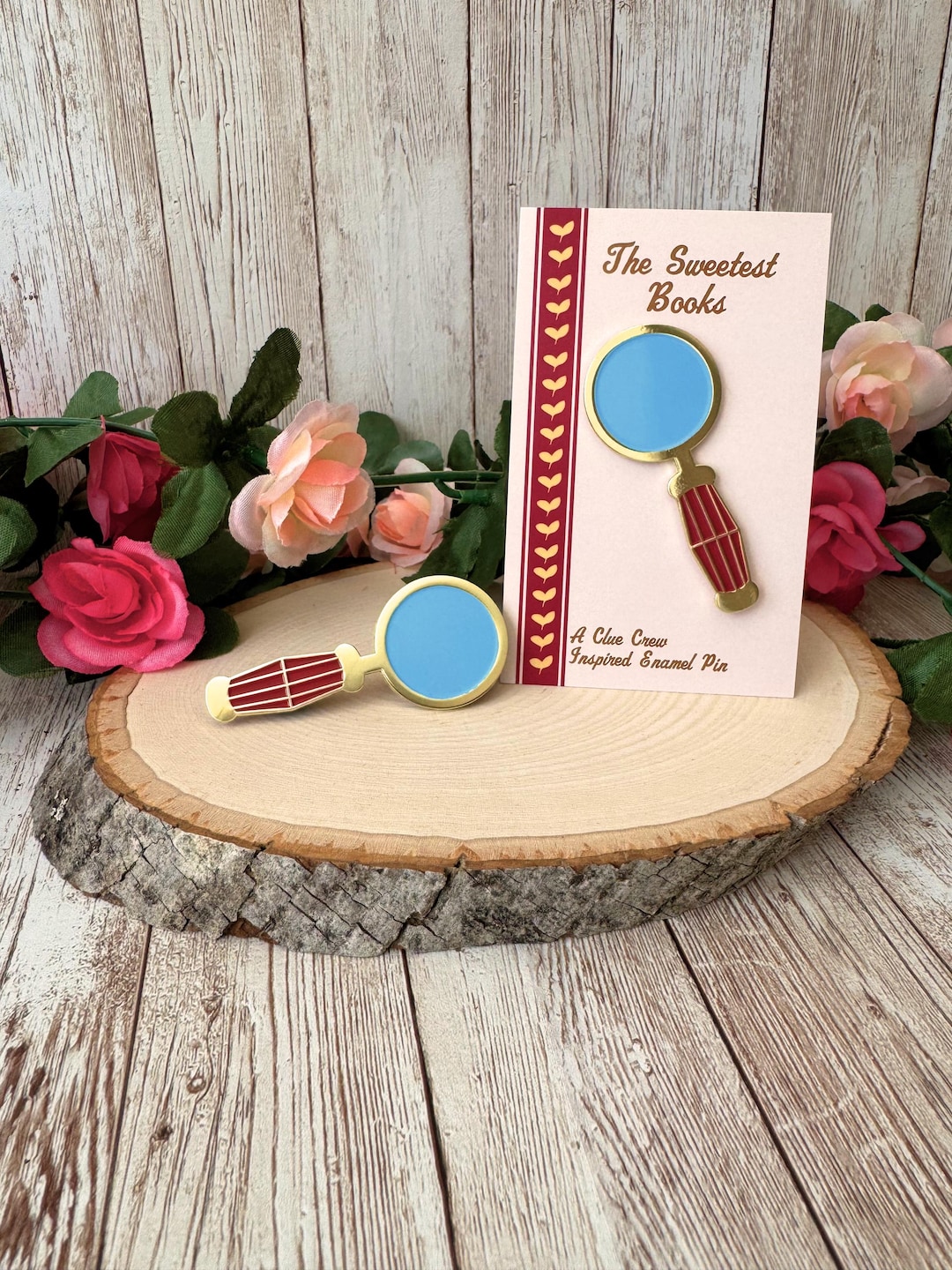Nancy Drew Magnifying Glass Enamel Pin | Soft Enamel Pin | Nancy Drew ...