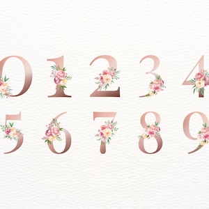 Watercolor Floral Alphabet Clipart, Monogram Initials PNG, Boho Letters ...