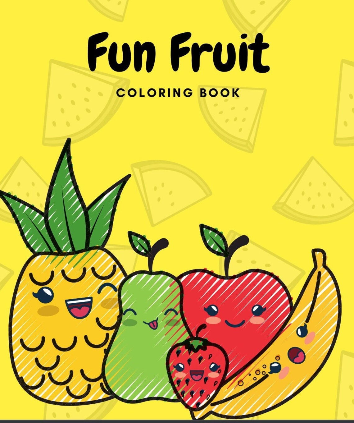 Fun Fruit Coloring Book/ Digital/ Instant Download/ 15 Pages - Etsy