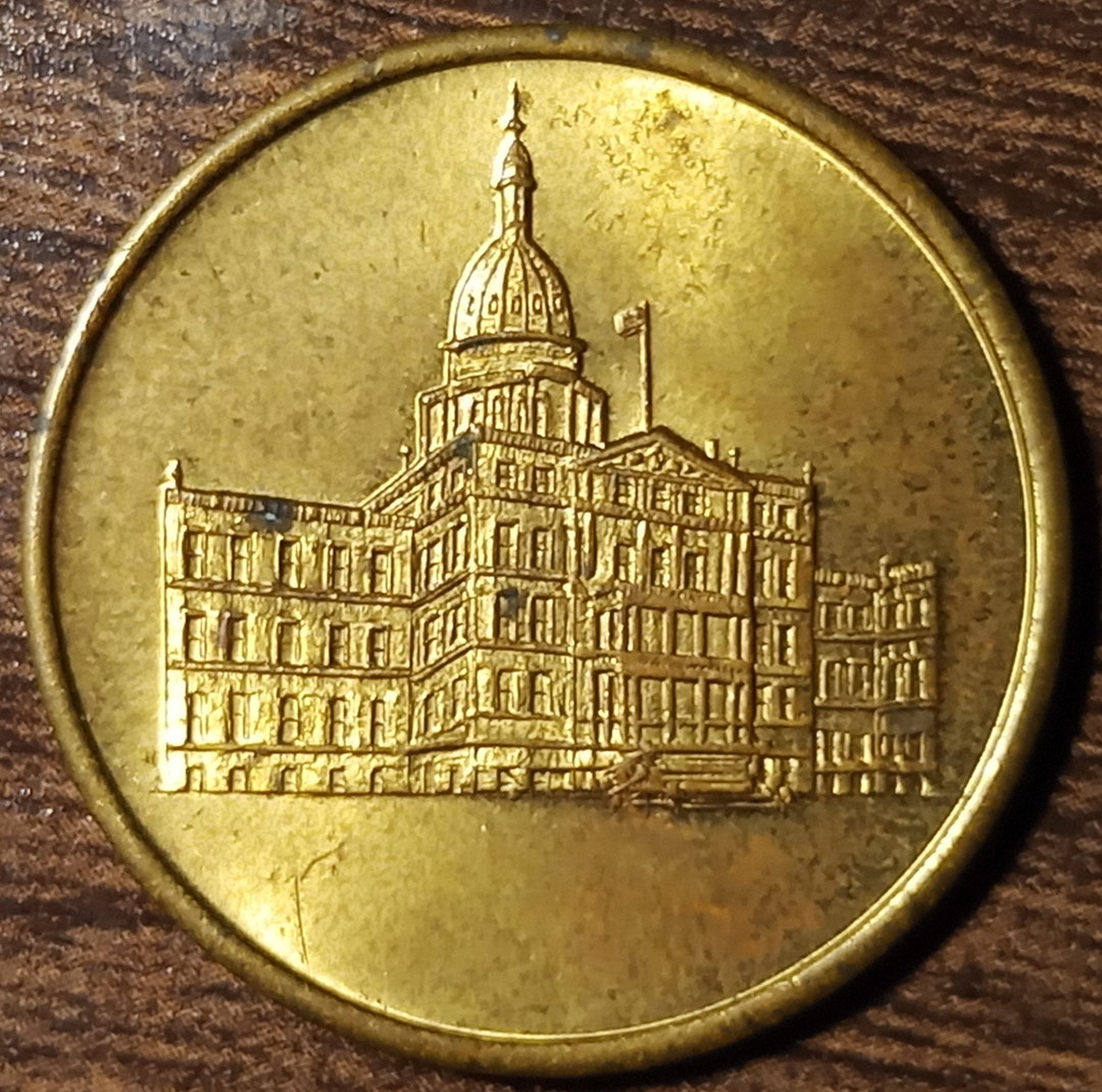 1900's USA Lansing Michigan Governor Capitol Token! - Etsy