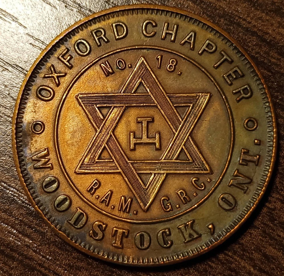 1900's Masonic Canada Woodstock Oxford One Penny! - Etsy