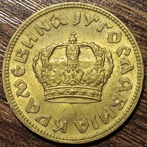 1938 Yugoslavia 2 Dinara Coin Brilliant Full Bold Date! - Etsy