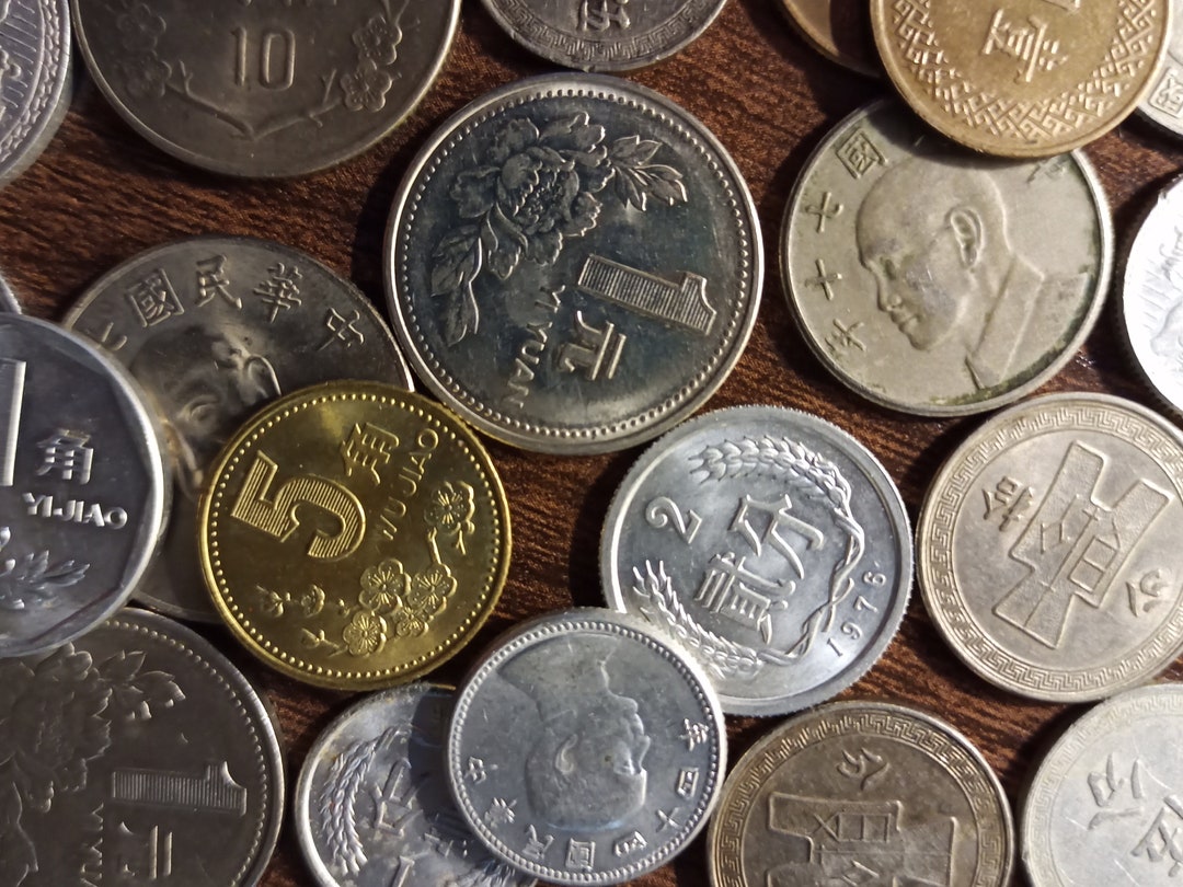 1900's China Taiwan 21 Coins Full Bold Details! - Etsy