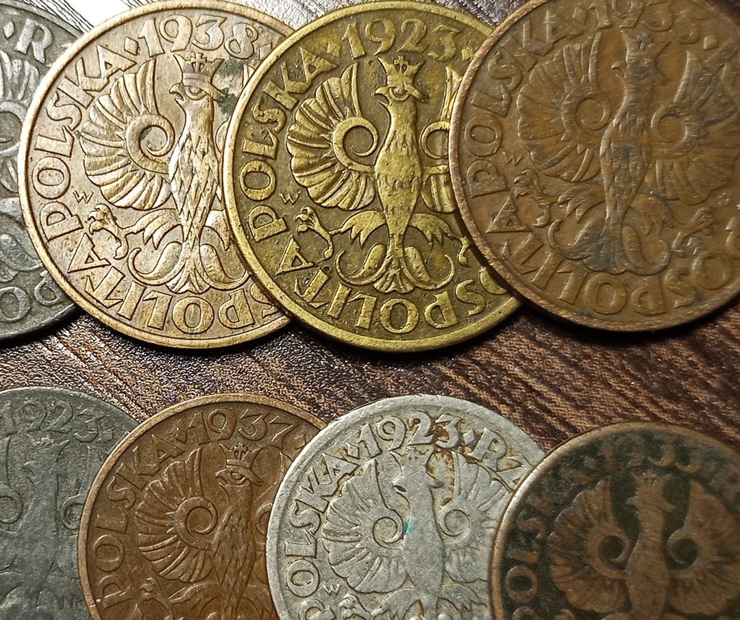 1920's & 1930's Poland Groszy 10 Coins Full Bold Dates - Etsy