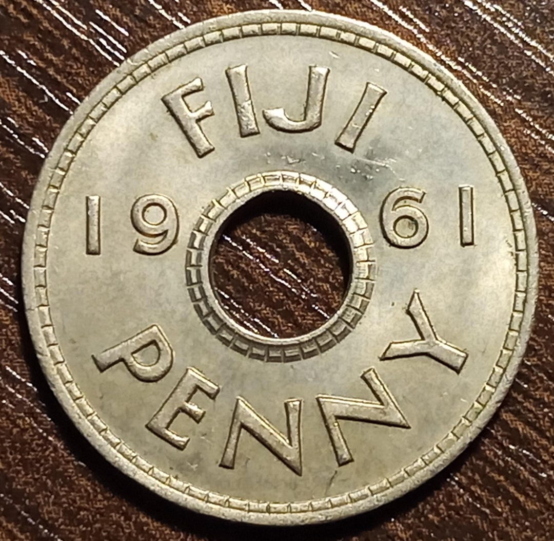 1961 Fiji Penny Brilliant Full Bold Date! - Etsy