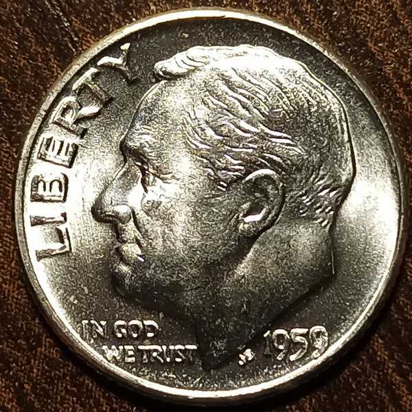 Roosevelt Dimes No Mint Mark - Etsy