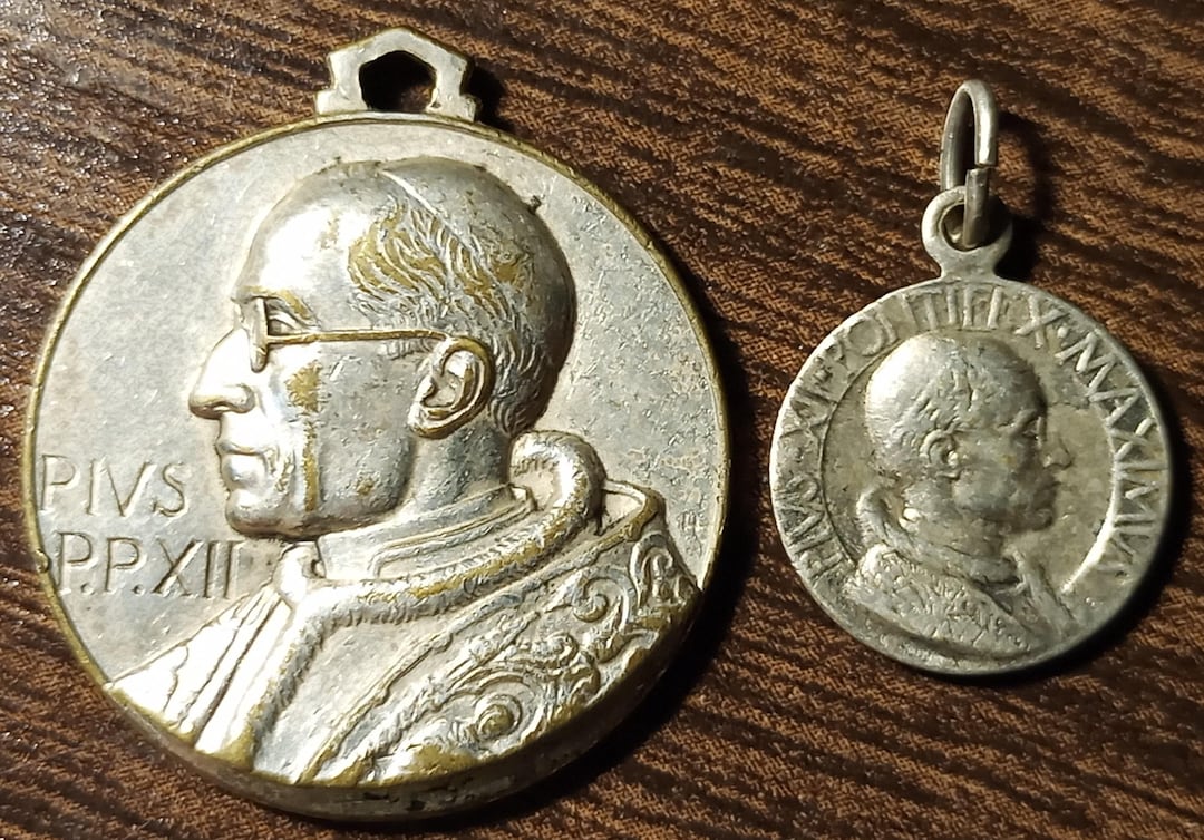 1900's Vatican Pope Pius X XII Italy Religious Jewelry - Etsy