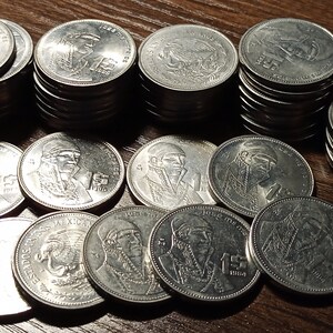 1980's Mexico Pesos 50 Coins Full Bold Dates! - Etsy