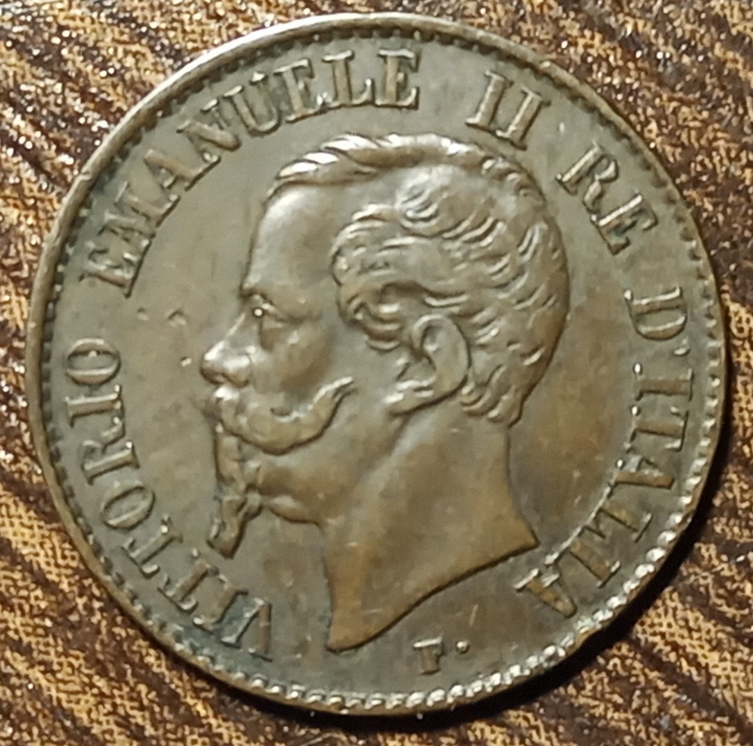 1867 Italian Centesimo Full Bold Date - Etsy