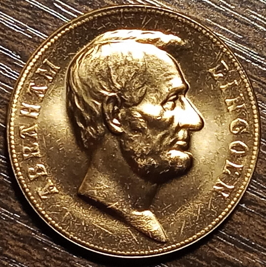 1900's Abraham Lincoln Inaugural Presidential Personality Medal ...