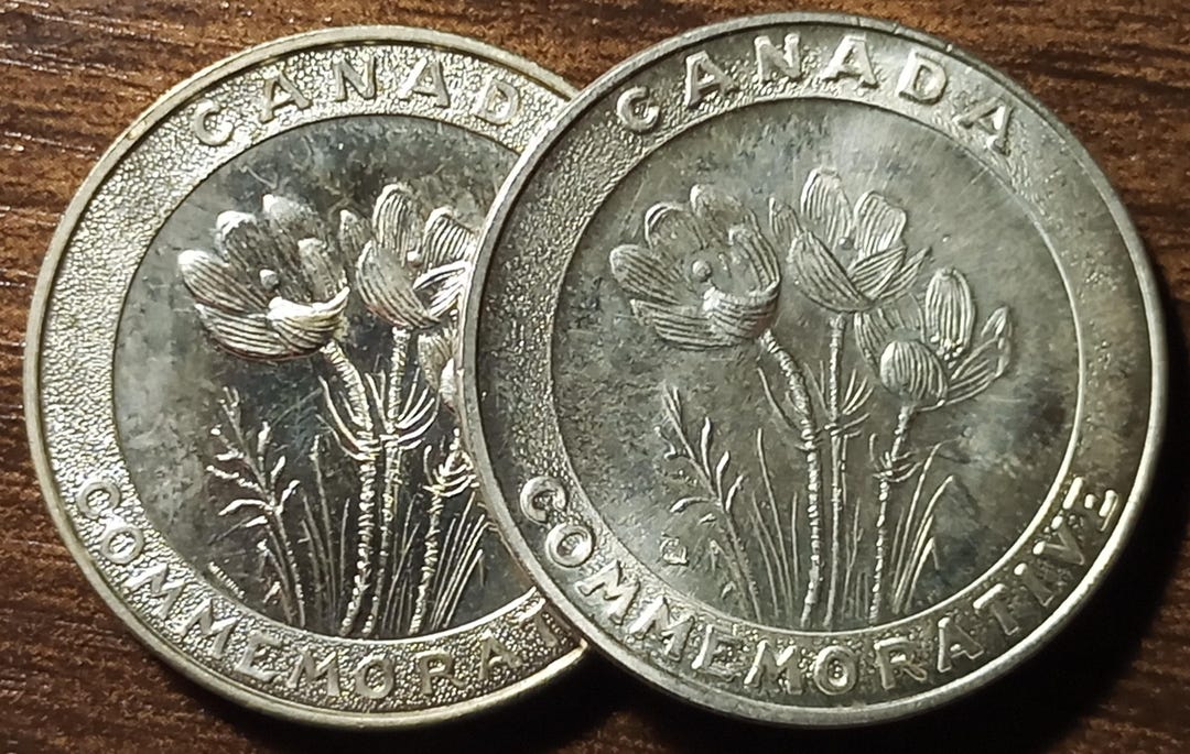 1970 Manitoba Canada Commemorative Coins Brilliant Full Bold Dates! - Etsy