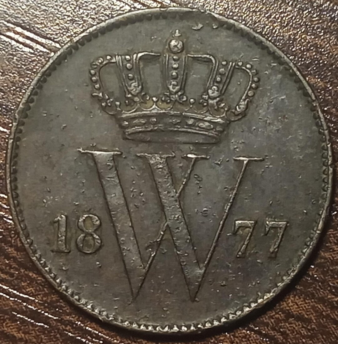 1877 Netherlands One Cent Full Bold Date - Etsy