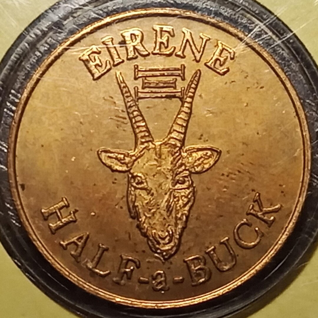 1958 Virgin Islands 1/2 Buck Coin Goat Obverse Full Bold Date! - Etsy